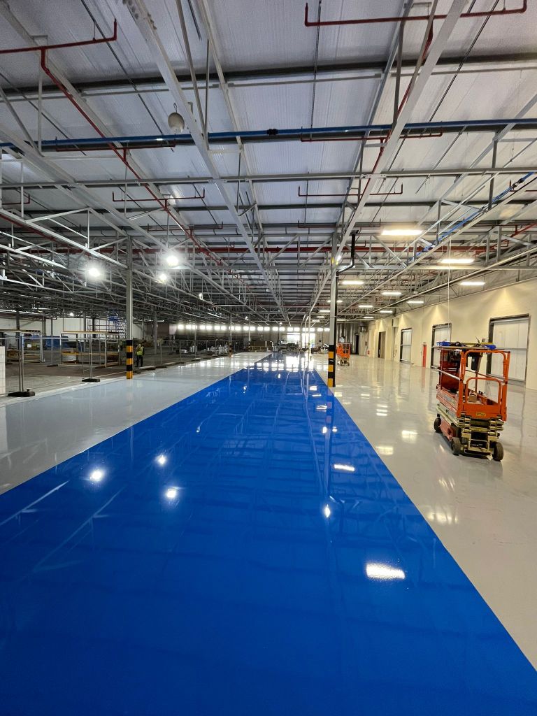 Factor Flooring | Epoxy resin installations | Factory Floor Paint