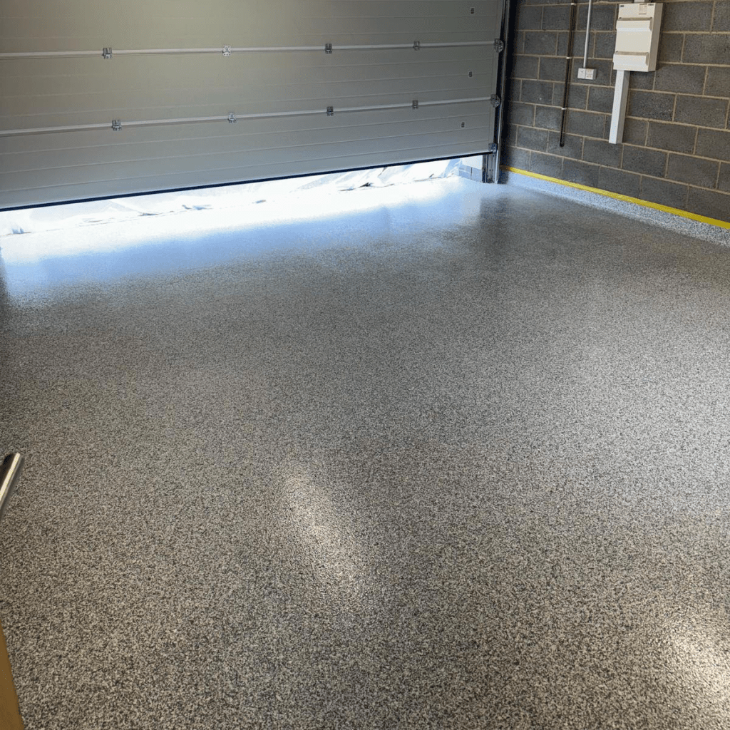 Garage Resin Floor: Why Choose Monarflake System